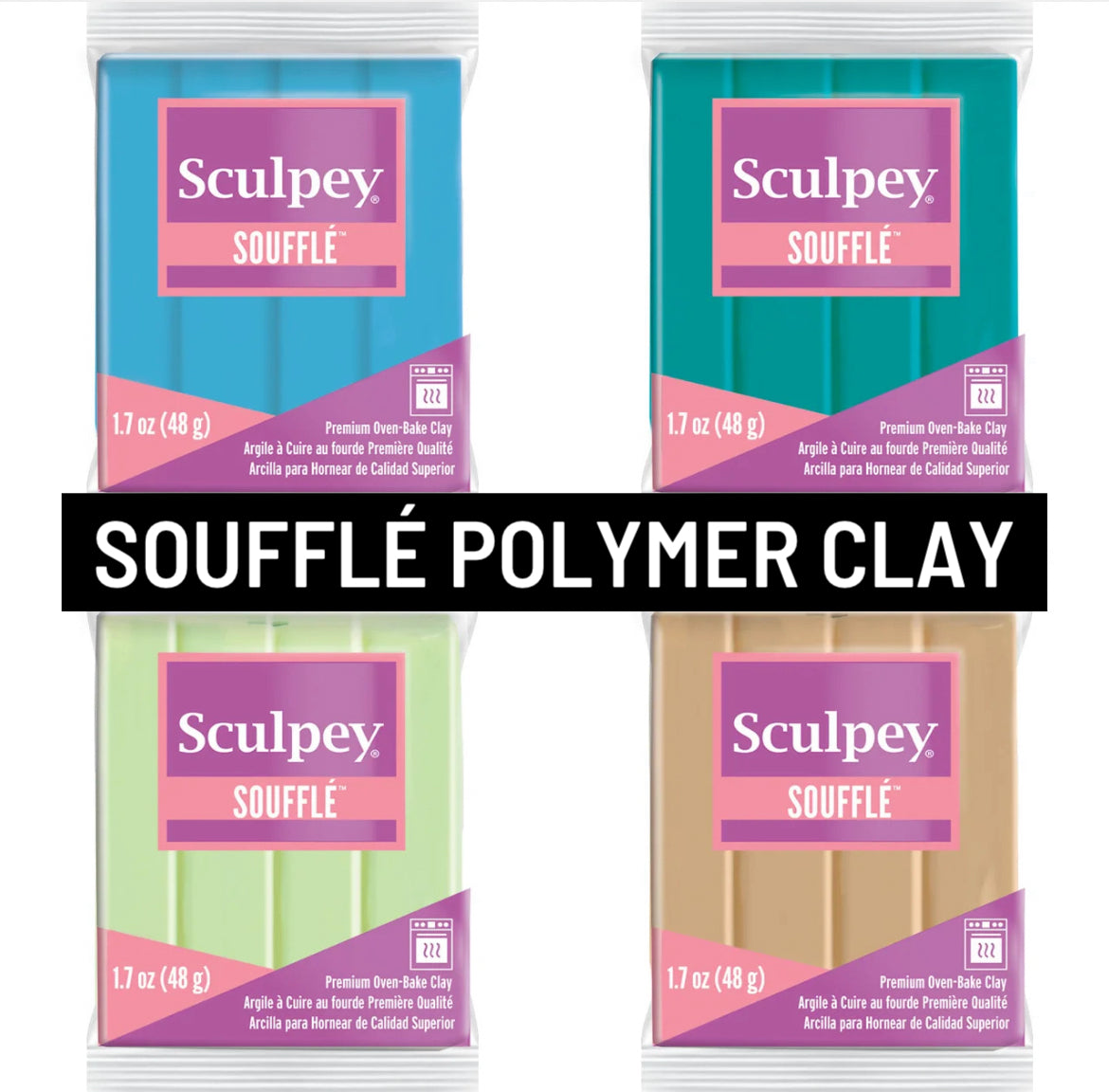 SCULPEY SOUFFLE POLYMER CLAY – Clay By Design Aus