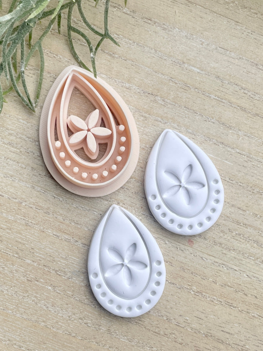Zuri tear drop cutter – Clay By Design Aus