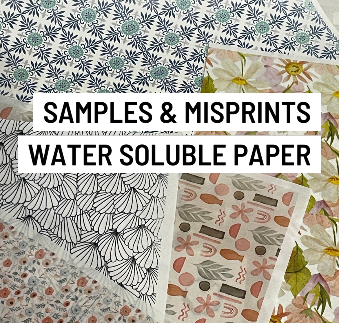 MYSTERY packs of misprints & samples - 5 sheets for $5 – Clay By Design Aus