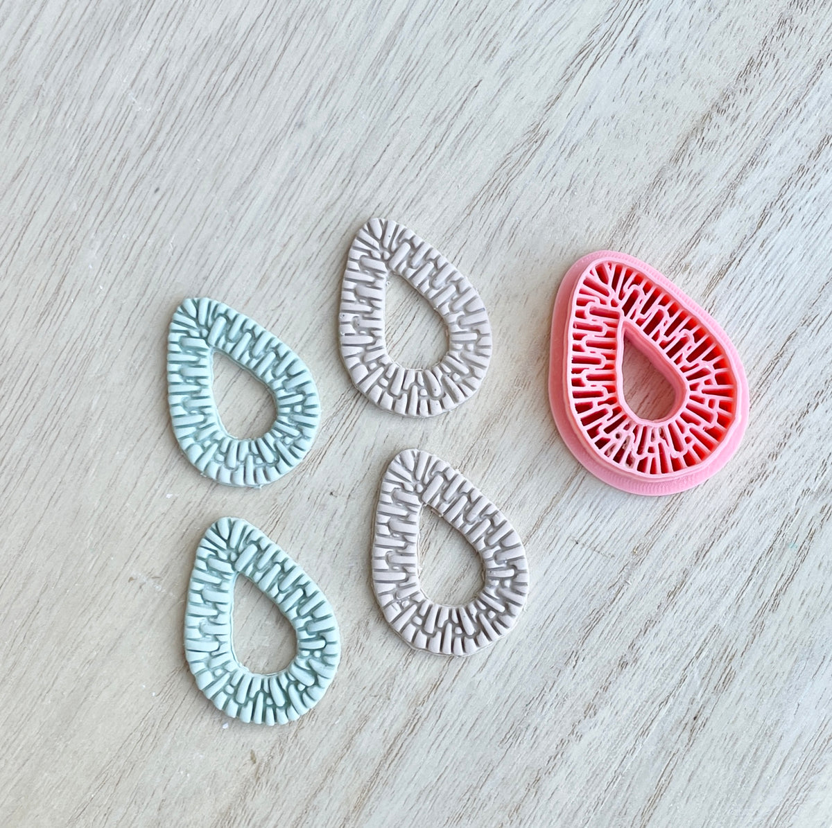 Rattan look drop cutter – Clay By Design Aus