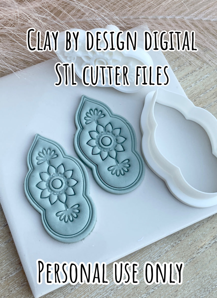Phoebe stamp set STL DIGITAL FILE ONLY (.4mm nozzle required) – Clay By ...