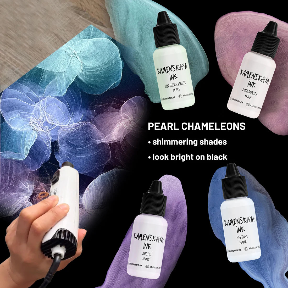 Kamenskaya Nacre Chameleons INKS – Clay By Design Aus