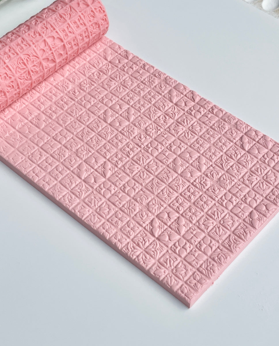 Moroccan Tile texture roller – Clay By Design Aus