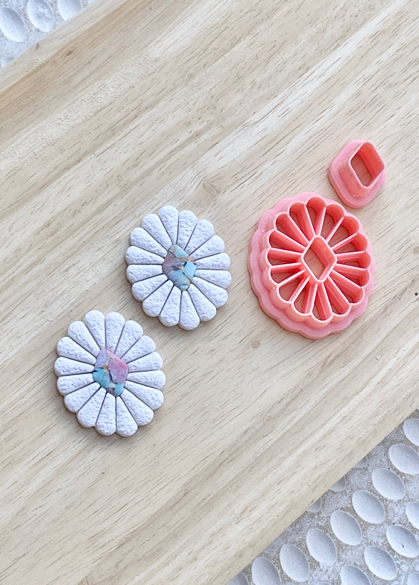 Flower bezel set – Clay By Design Aus