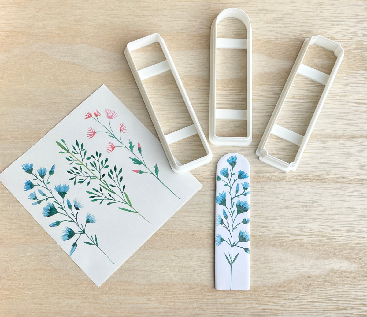 Bookmark cutters - 3 styles – Clay By Design Aus