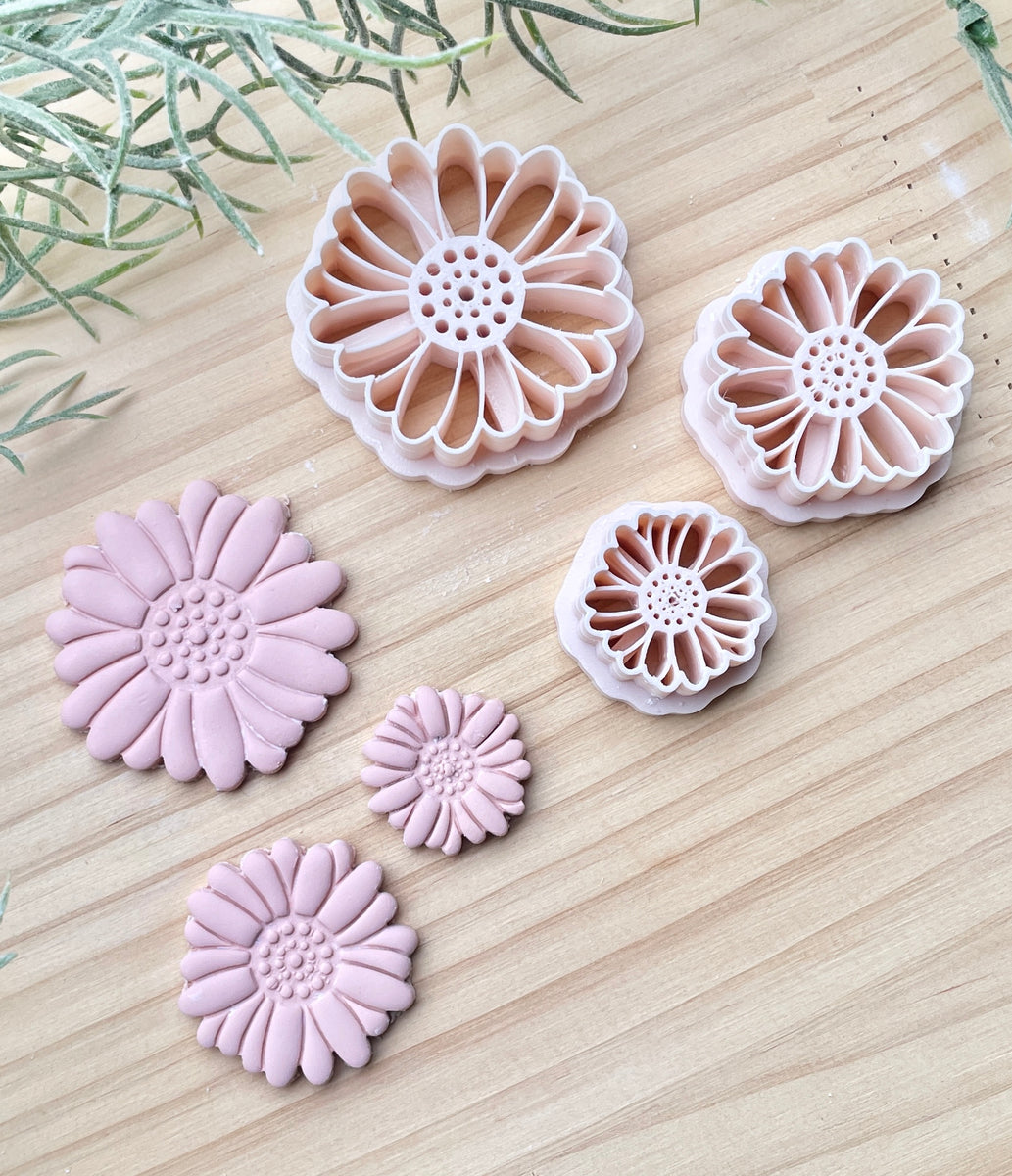 Dana Daisy flower cutters – Clay By Design Aus
