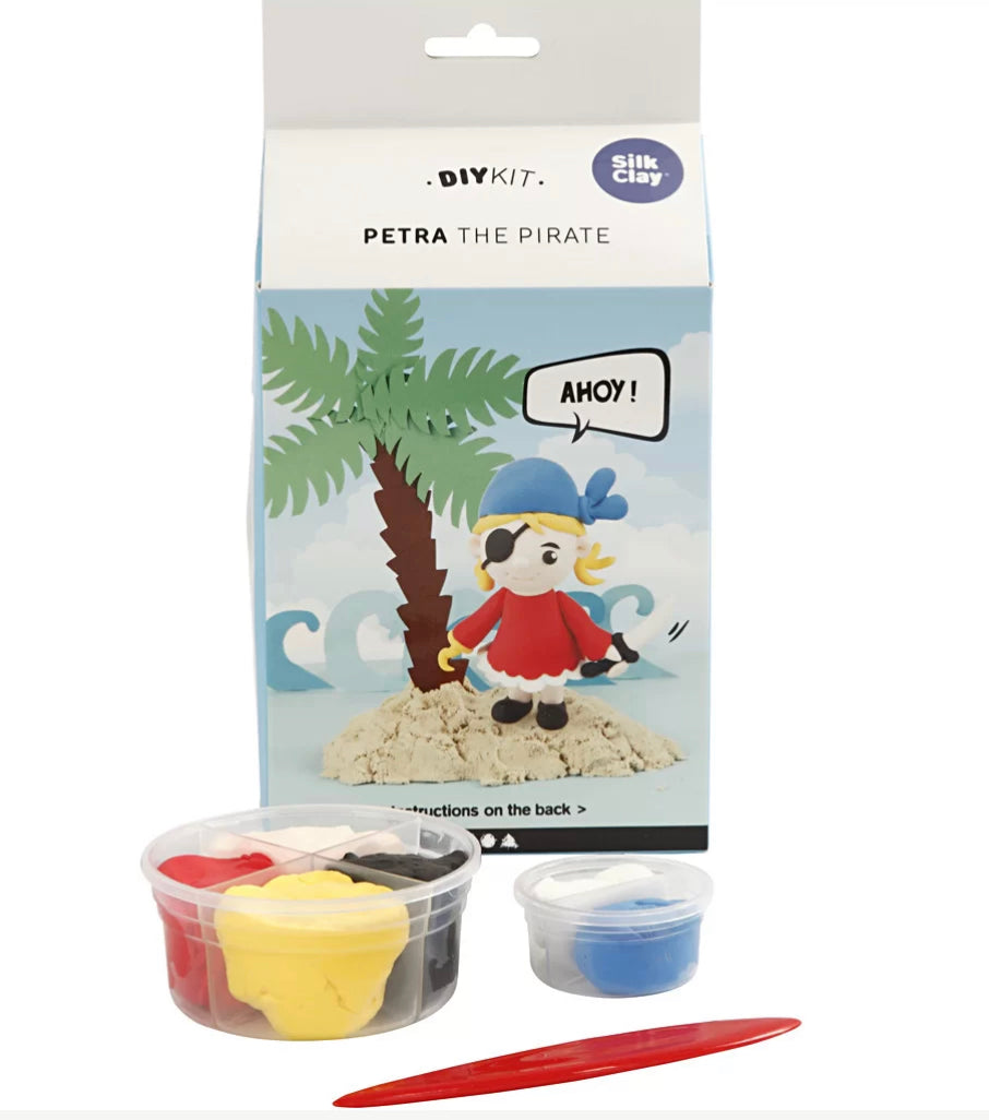 Petra the Pirate - Silk Clay DIY for children – Clay By Design Aus