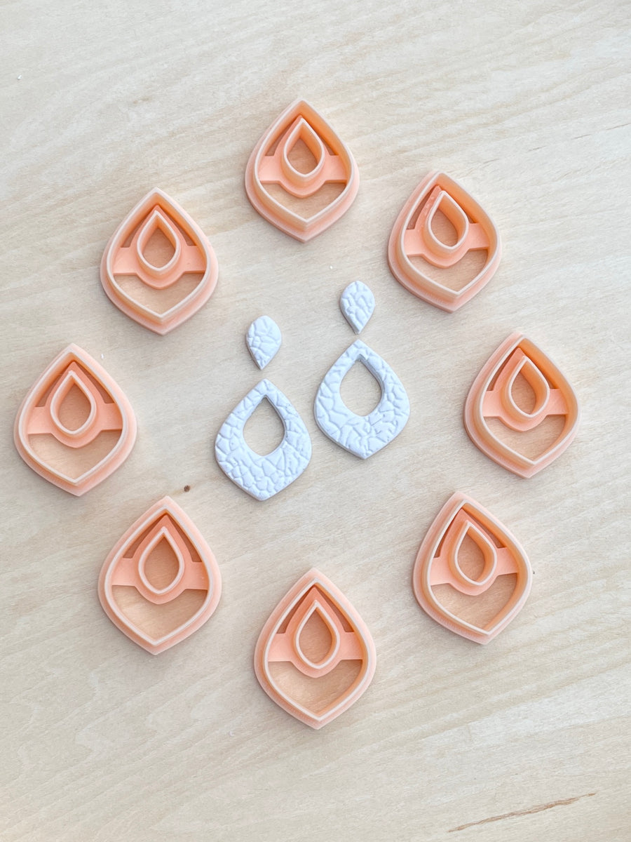Cut out tear drop – Clay By Design Aus